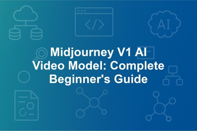 Midjourney V1 AI Video Model: Complete Beginner's Guide - Topmost Ads
