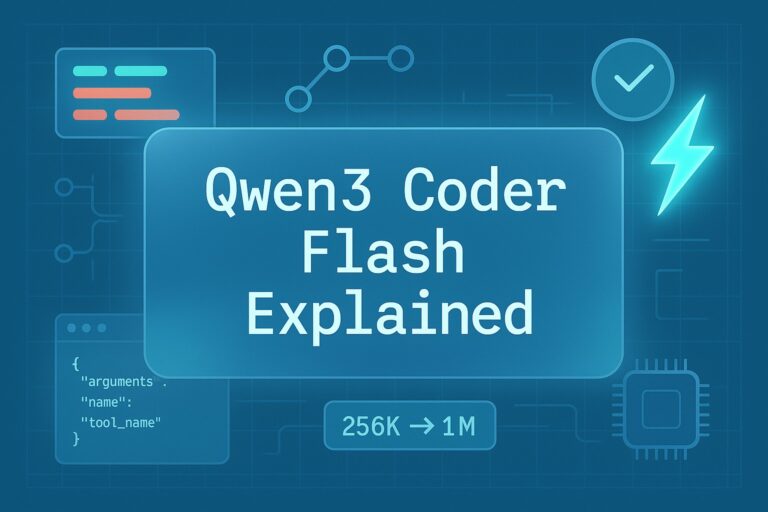 Qwen3 Coder Flash Explained: Speed, Agent Workflows, and a Practical Deployment Playbook ...